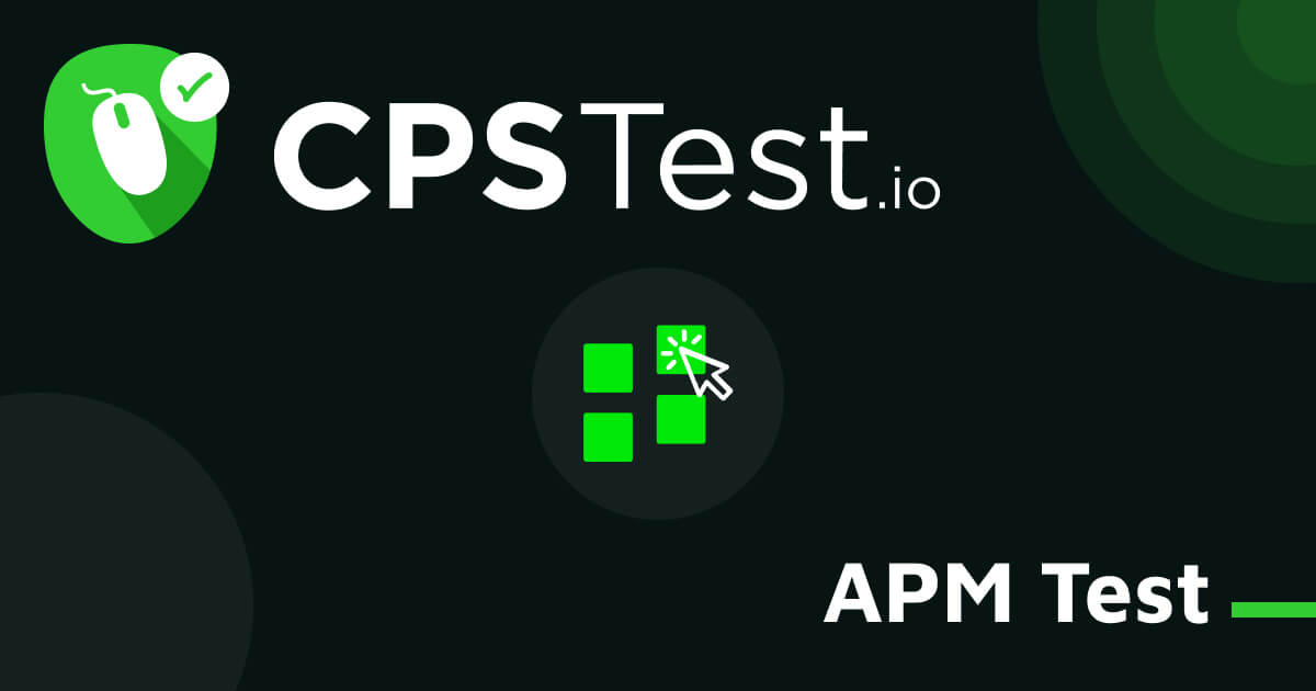 APM Test - Test You Action Per Minute
