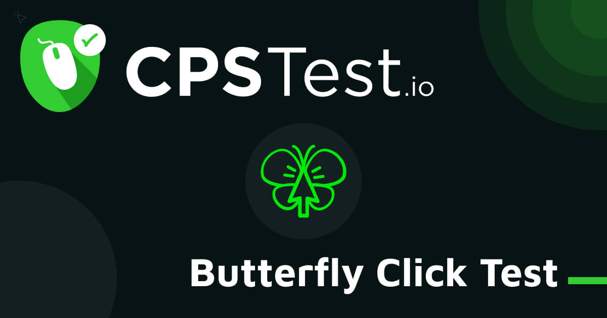 Butterfly Click Test - Test Your Clicking Skills